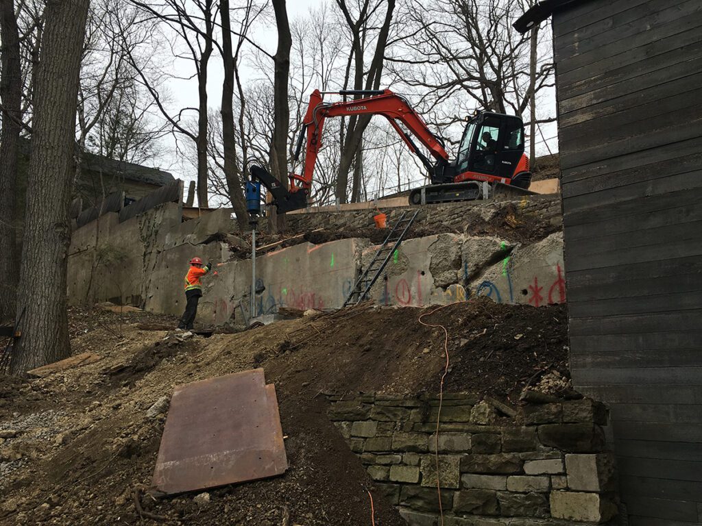 Retaining Wall Reinforcement - Ground Force Foundations